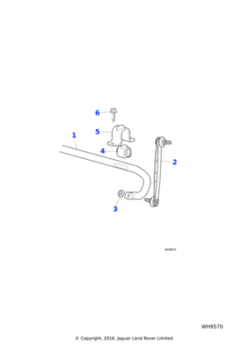 Jaguar X-Type Front Anti Roll Stabilizer Sway Bar Link C2S39552-G | eBay