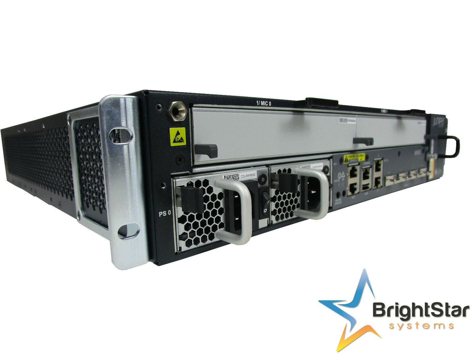 Juniper MX80-P-AC w/ PTP Router, 2 MIC Slots 4x10GE XFP Dual PWR-MX80 ...