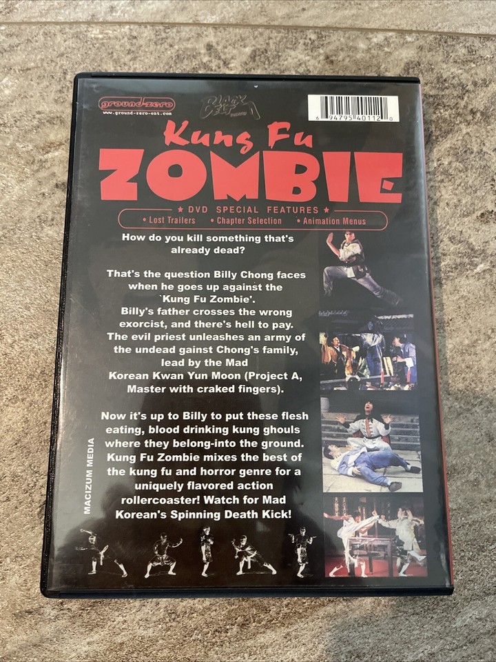 Kung Fu Zombie DVD Real Kung Fu Series Vol. 7 Billy Chong (DVD 2002 ...
