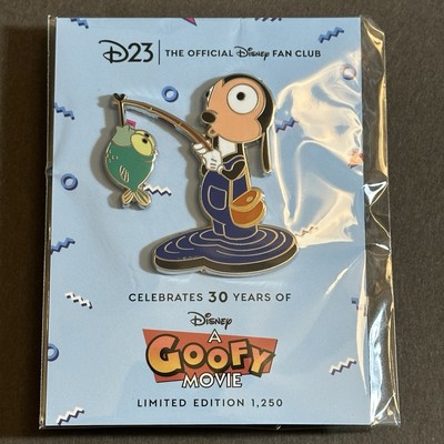 D23 Exclusive Goofy Movie 30th Anniversary Pin LE 1250 Fishing ...