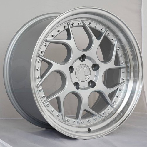 18x10.5 Aodhan DS01 DS1 5x114.3 22 Silver Wheels Rims Set(4) 73.1 ...