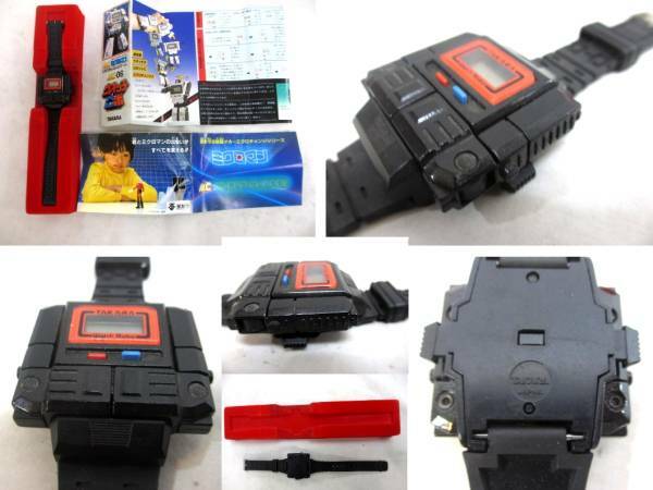 Vintage 1974 Takara Microman Watch Robot Black From JP With Box Rare | eBay