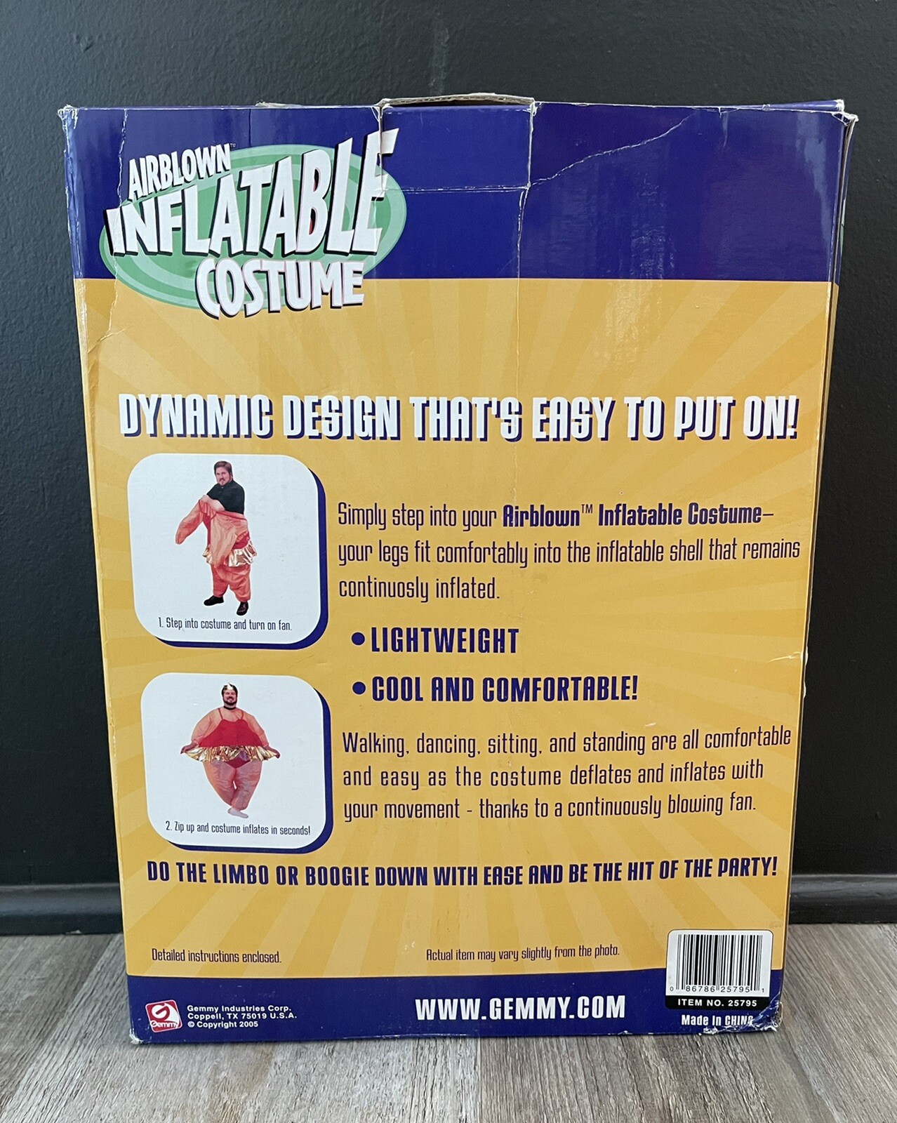 Inflatable Sumo Wrestler Costume Gemmy 2004 Airblown … - Gem