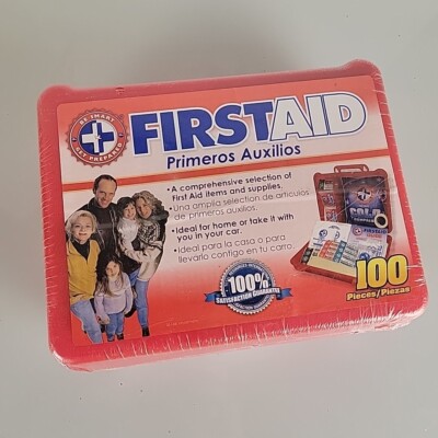 Total Resources International First Aid Kit Still Sealed 100 Pieces ...