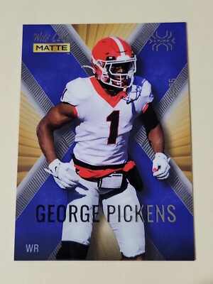 2022 Wild Card Matte GEORGE PICKENS CHASE X-Plode MXP-18 #17/25 | eBay