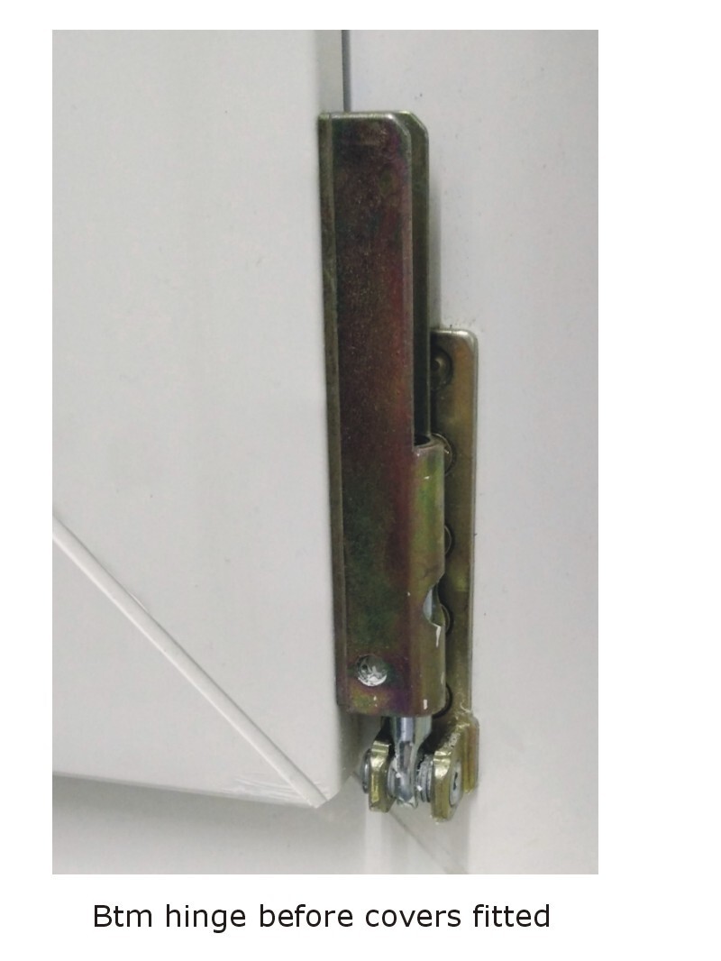 Maco Tilt Turn Window Bottom Hinge White Plastic Covers 3 Parts Pack ...