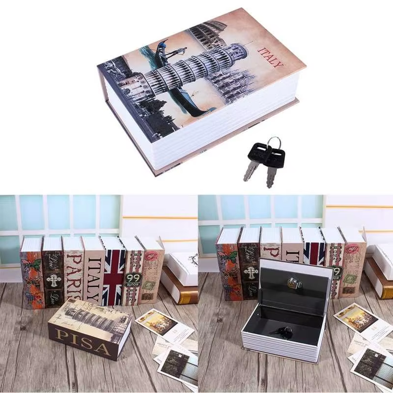 Secret Hidden Safe Security Box of Dictionary Book Shape Key Box for ...