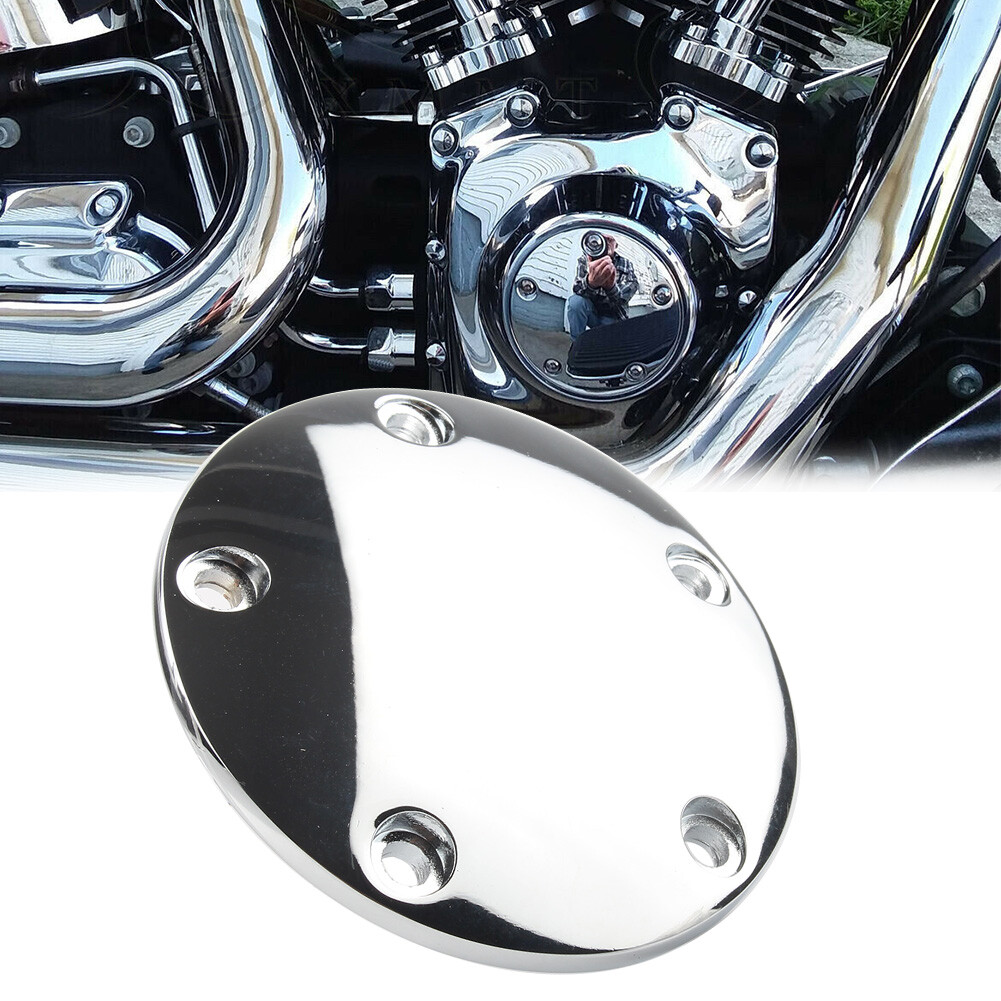 Domed Timing Points Cover for Harley Twin Cam Softail Dyna Touring 99 ...