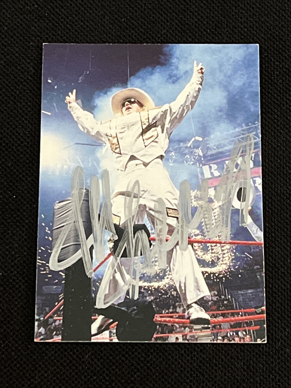 JEFF JARRETT 1998 COMIC IMAGES WWF SUPERSTARZ SIGNED AUTOGRAPHED CARD ...