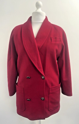Women’s, Basler, Coat, Size 12, Wool, Cashmere, Pea style, Vintage ...