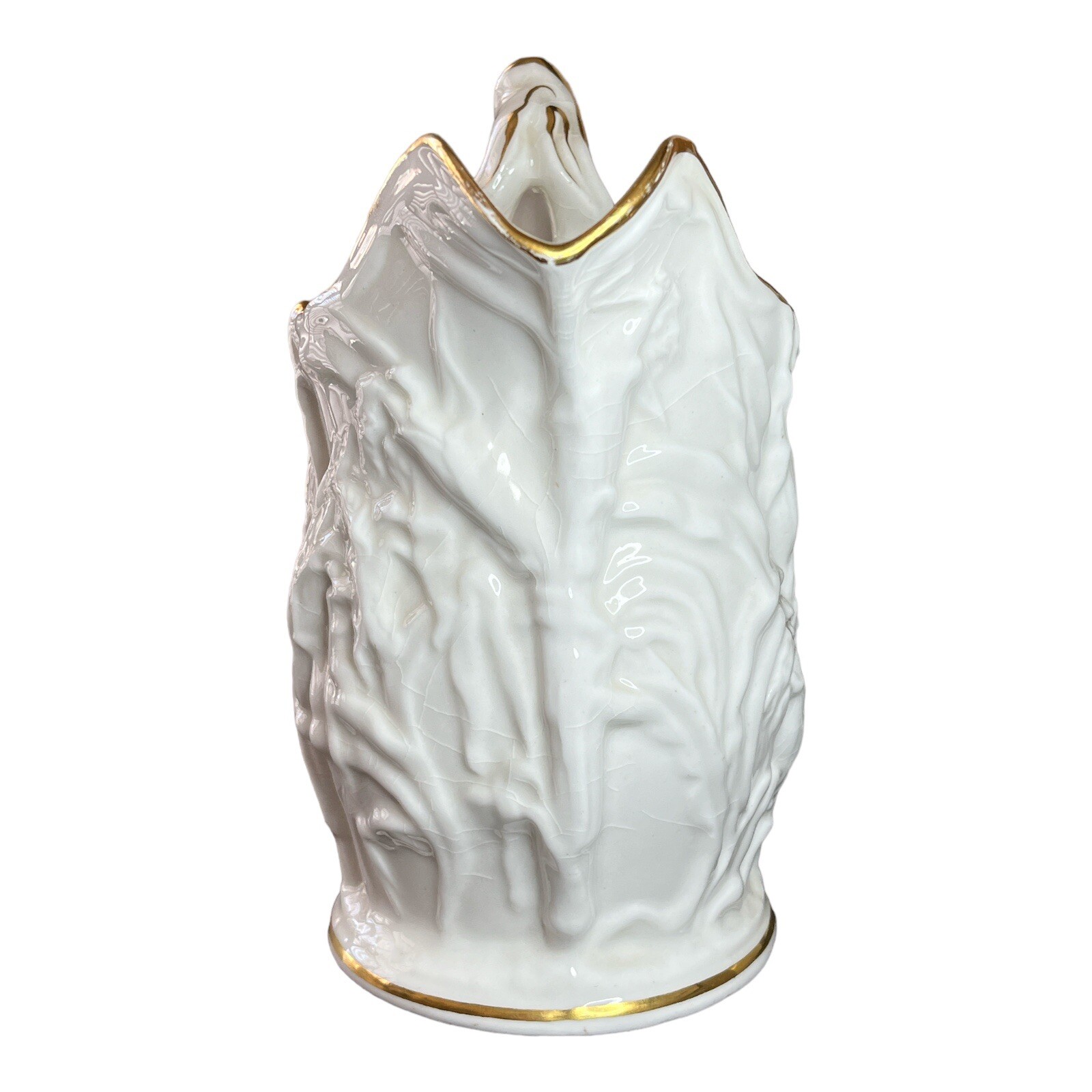 Charles Cartlidge & Co. Joshua Jones Antique White Corn Pitcher Gold ...