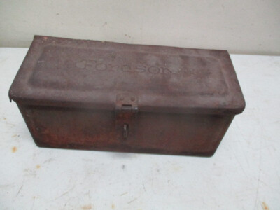 Antique Fordson Tractor Tool Box-Embossed | eBay