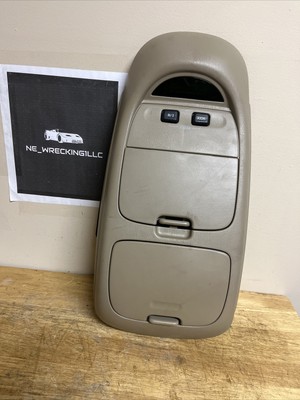 2002-2004 FORD OEM SUPERDUTY F250 F350 OVERHEAD CONSOLE SHELL TAN W ...