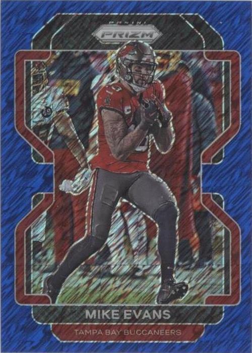 2021 Panini Prizm - Mike Evans #290 Blue Shimmer Prizm /25 for sale ...