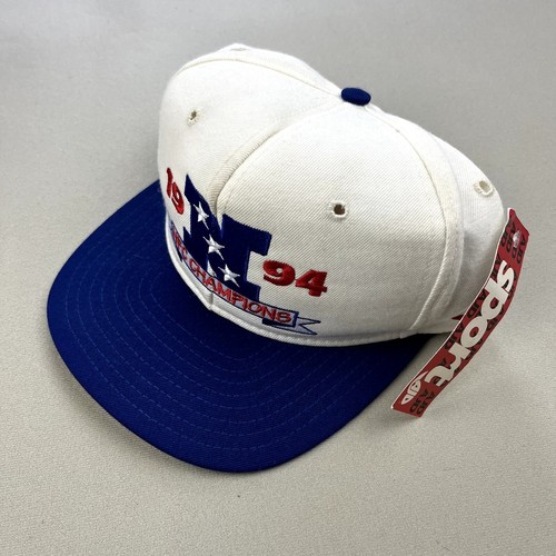 Vintage Dallas Cowboys Hat Cap Snapback Cream AJD NFL NFC Champions ...