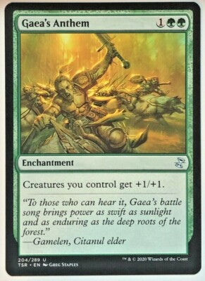 MTG Gaea's Anthem Time Spiral Remastered 204/289 Regular Uncommon | eBay