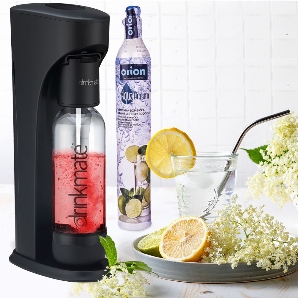 Sprudler Trinkwassersprudler Wassersprudler schwarz AquaDream C02 ...
