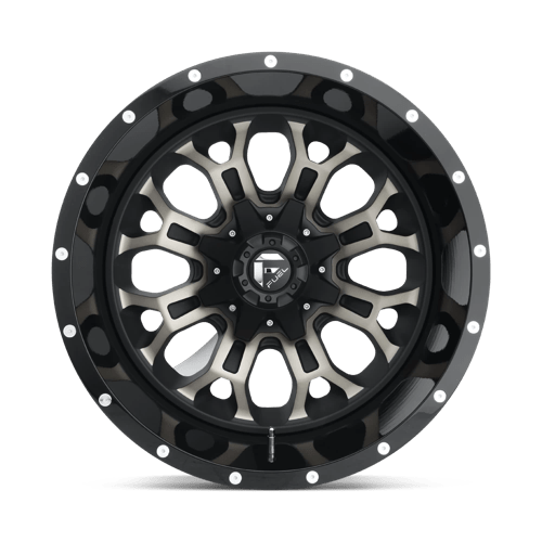 20X10 Fuel 1PC D561 CRUSH 5X4.5/5.0 -18MM GLOSS MACH DOUBLE DARK TINT ...