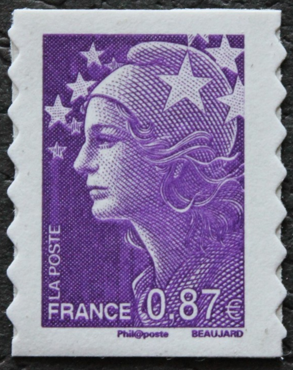 Timbre - FRANCE - Marianne de Beaujard - Neuf ** - Autoadhésif YT487 ...