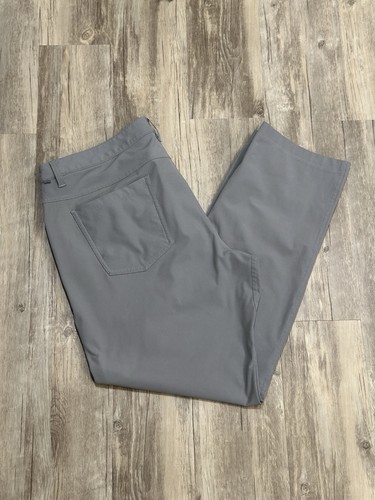 Lululemon Men’s ABC Commission Pants Sz 38 Gray Performance 5 Pocket | eBay