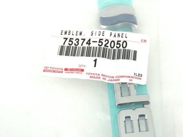 75374-52050 Toyota Plate Front Fender Name No.1 7537452050 Genuine OEM ...