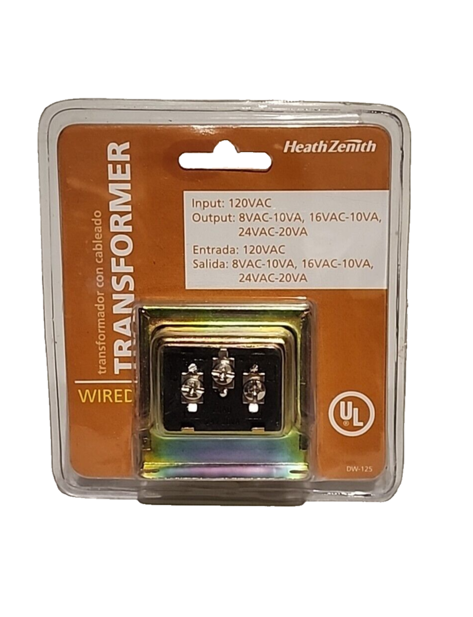 Heath Zenith Wired Door Chime Transformer Connecting The SimpliSafe