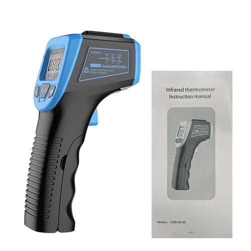 Digital Thermometer Infrared Gun IR Laser LCD Temperature Non-Contact ...