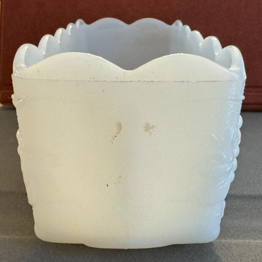 Vtg Fire King Milk Glass Window Planter with Raised Grape Pattern by ...