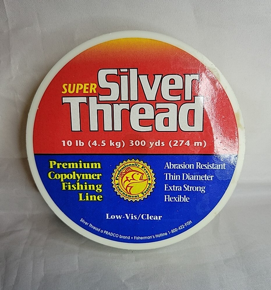 SUPER SILVER THREAD BULK COPOLYMER LINE 300YD CLEAR 10LB | eBay