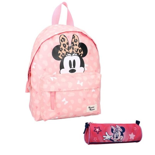 Disney Minnie Maus Kinder Set Rucksack und Etui Schultasche Backpack ...