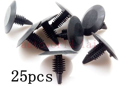 25 Nylon For Ford Chrysler For VW Door Trim Panel Retainer Clip 385661 ...