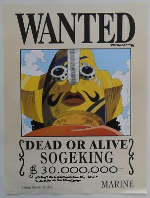 One Piece - Wanted Sogeking - Poster (# P1-7323) - Anime/Manga | eBay