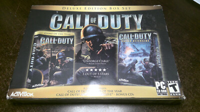 Call Of Duty Deluxe Edition Big Box Set By Activision For PC | eBay