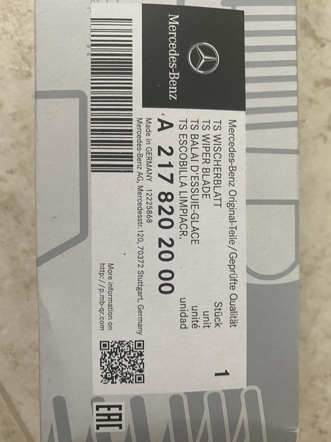 Genuine Mercedes-Benz Wiper Blade Set 2178202000 OEM for sale online | eBay