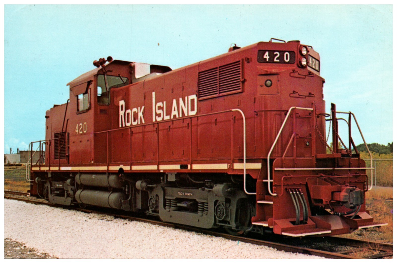 Railroad Train Rock Island #420 Alco Model C-415 Switcher 1966 Vintage ...