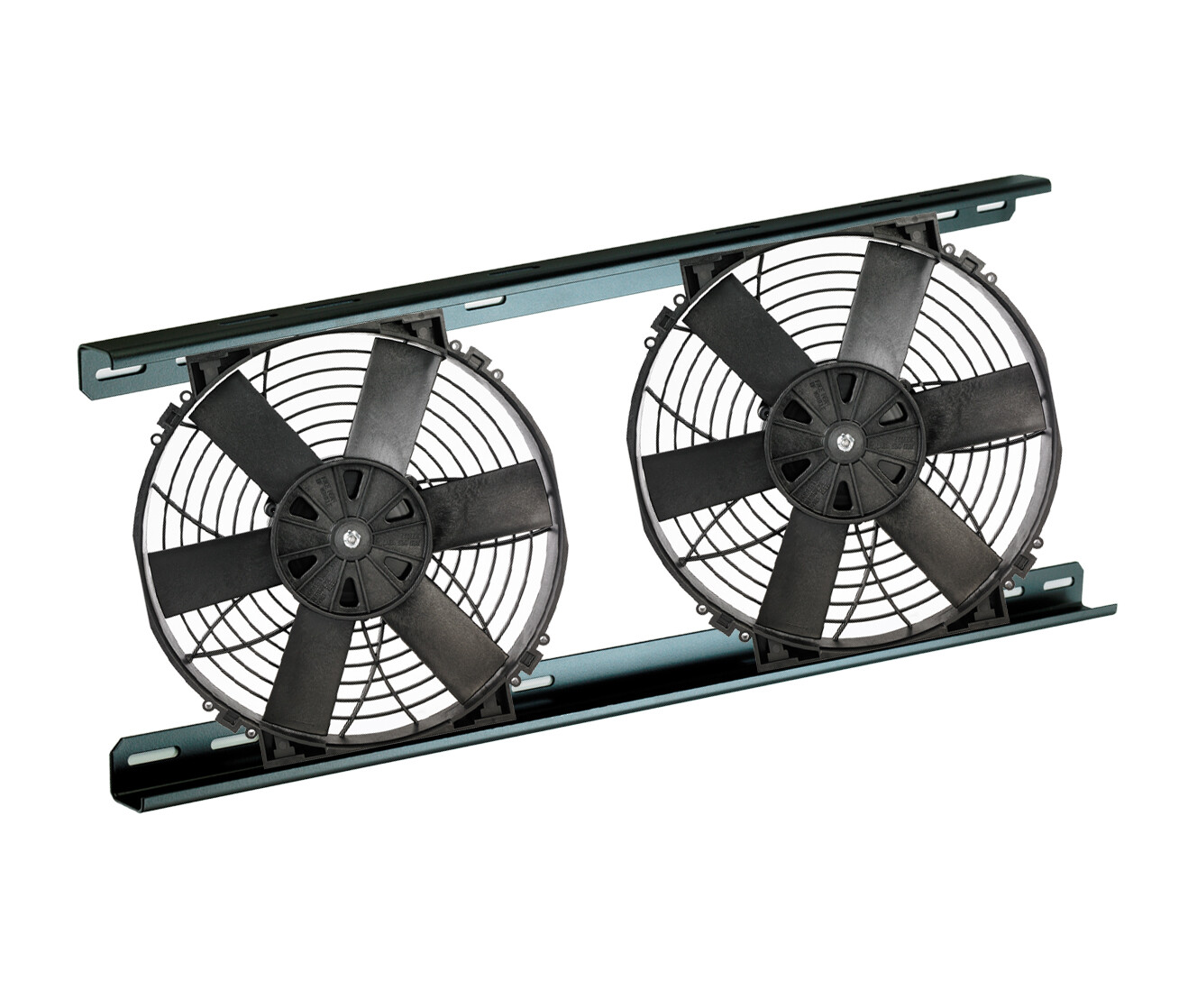 Radiator Cooling Dual 12" Electric Fan Kit (12V) (Part #0080) (Davies ...