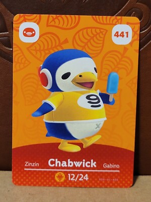 Chabwick Animal Crossing Amiibo Cards Series 5 | eBay