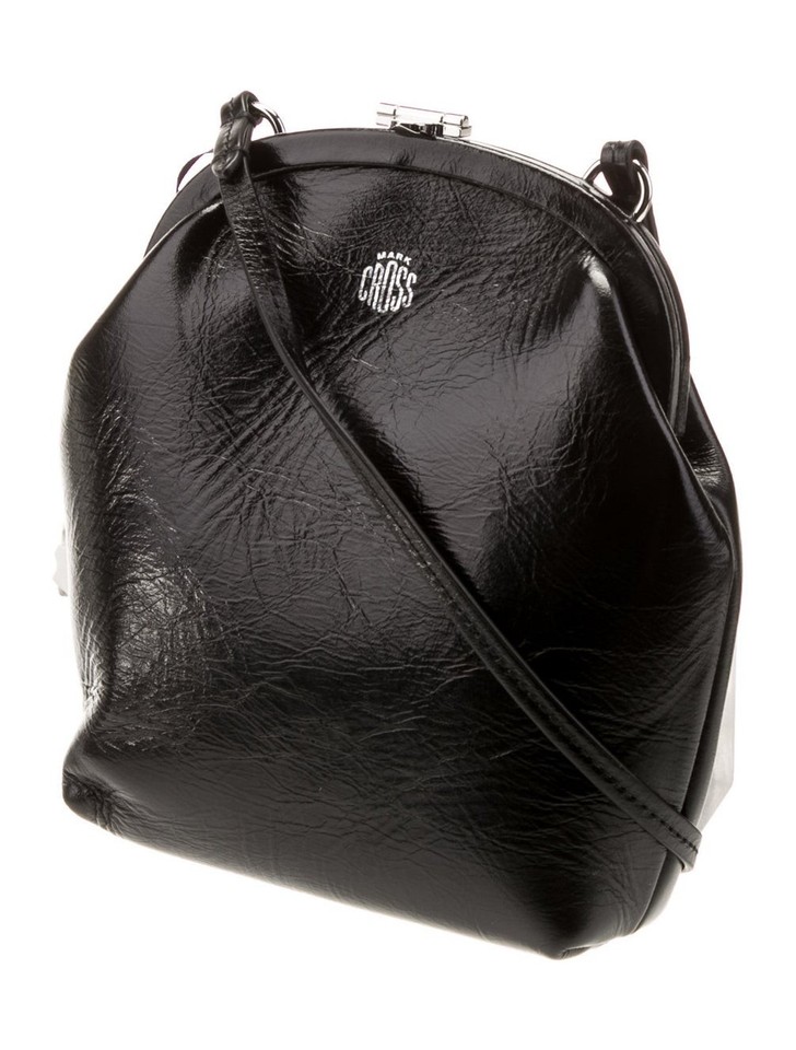 Mark Cross Frame Crossbody Susanna Pouch Bag in Black Leather NWOT | eBay