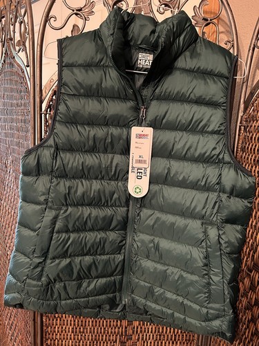 Brand New 32 Degree Heat Teal Green Puffer Vest Womens XL Ski Outdoors ...