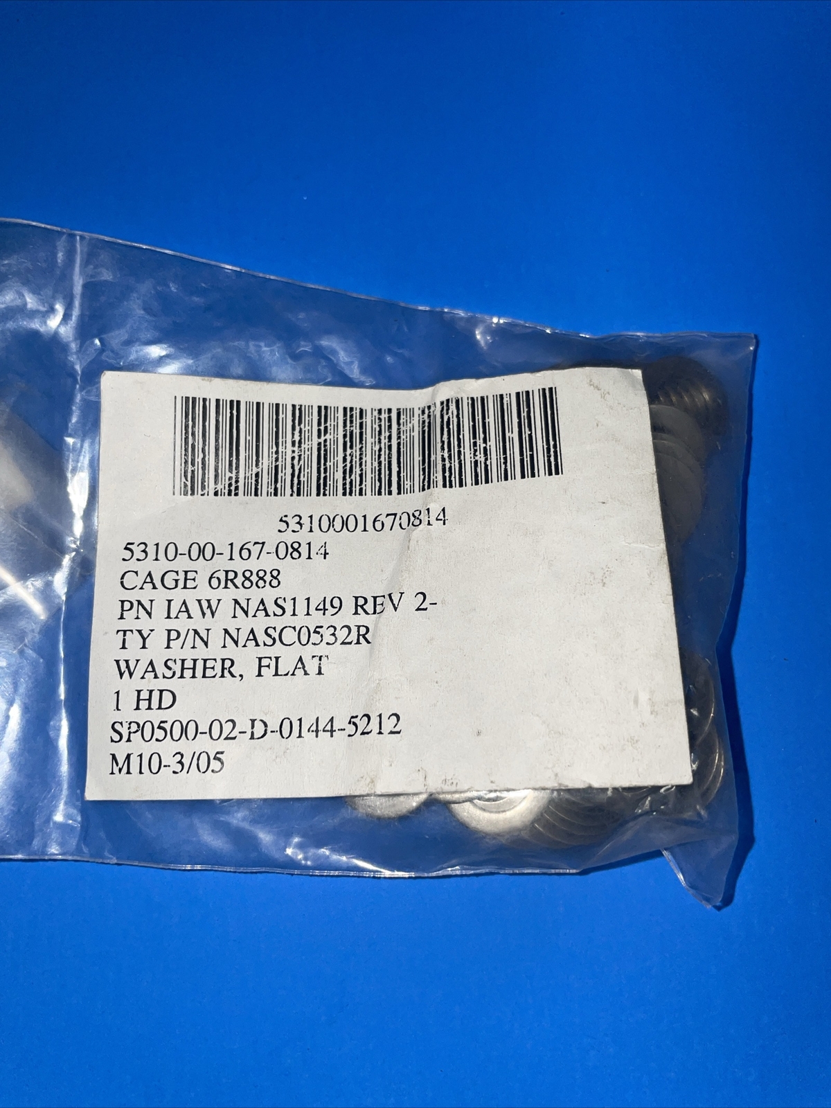 Stainless Steel Flat Washer PN IAW Nas1149 Rev 2. 100 Pack | eBay