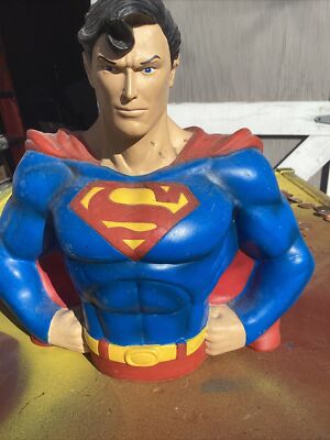Superman Bank Bust Vinyl | eBay