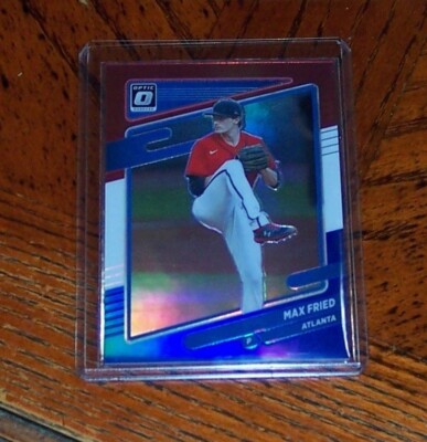 Max Fried 179/199 2021 Donruss Optic Red White and Blue Baseball Card ...
