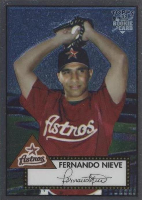 2006 Topps '52 - Chrome Rookie Cards Fernando Nieve #TCRC5 /1952 for ...