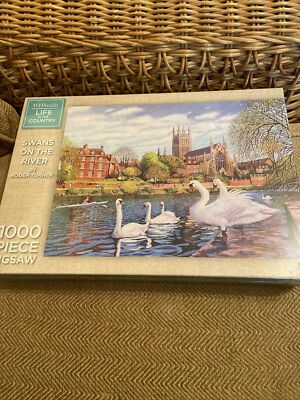 WH Smith Jigsaw Puzzle 1000 Piece New Sealed Swans On The River | eBay