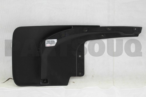7662560240 Genuine Toyota MUDGUARD, QUARTER PANEL, REAR RH 76625-60240 ...