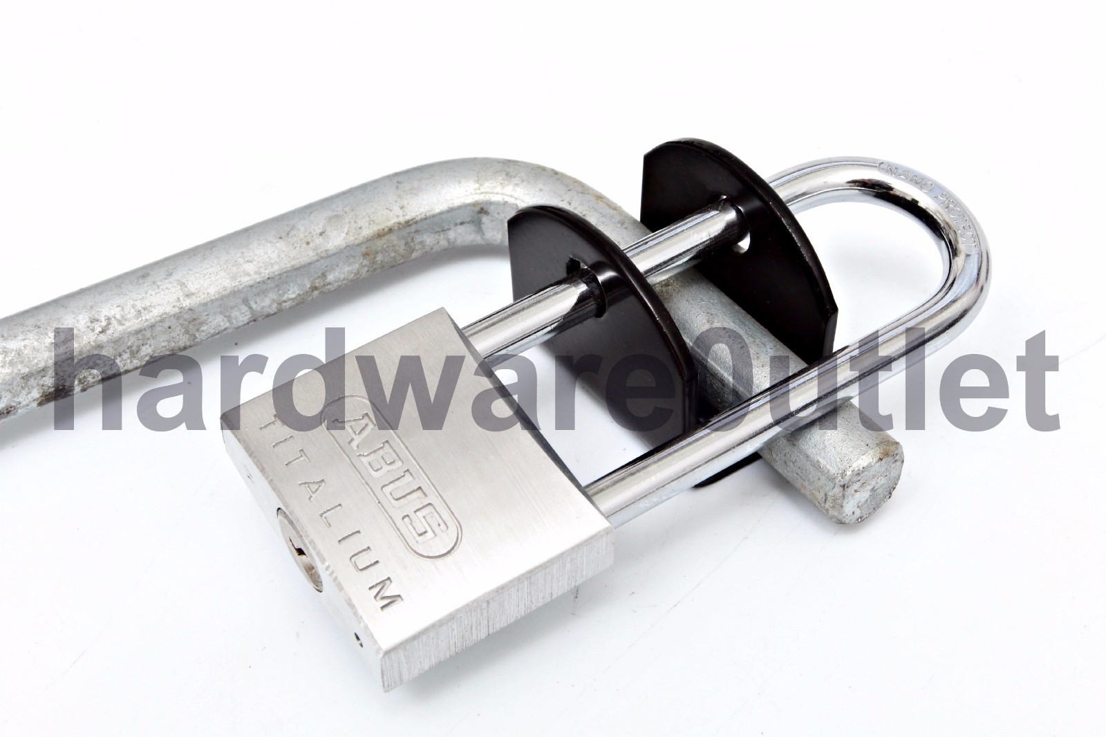 Drop Bolt Security BRACKET + Screws SHED GATE DOOR GARAGE LOCK (NO ...