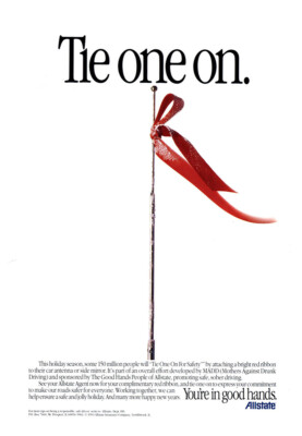 1993 Allstate Insurance: Tie One On Vintage Print Ad | eBay