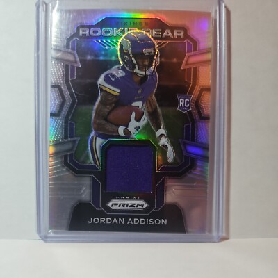 2023 Panini Prizm - Rookie Gear #RG-JA Jordan Addison (MEM, RC) | eBay