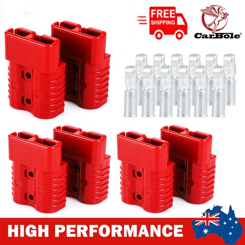 6x 175AMP Connectors Anderson Style Plug DC Power Solar Caravan 1/0 AWG ...