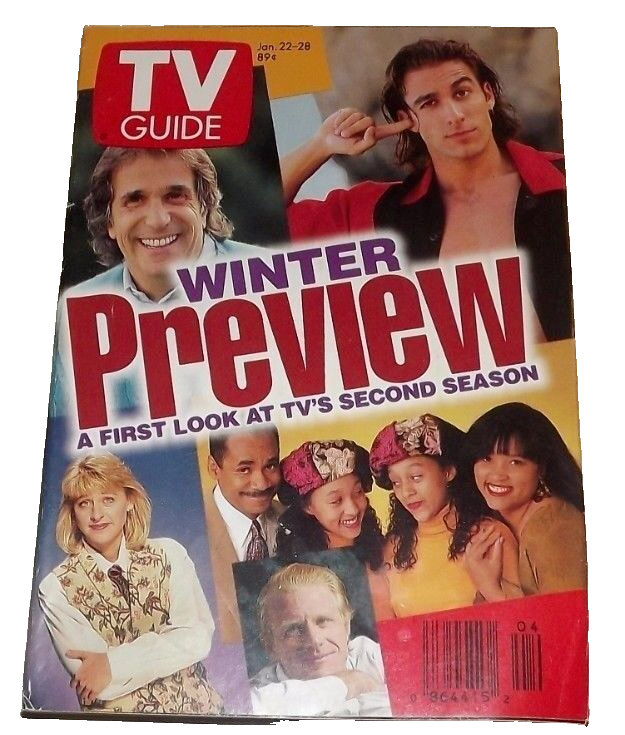 Vintage 1994 January 22-28 TV Guide - Winter Preview on Cover | eBay